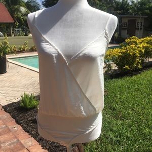 Material Girl | Tops | Material Girl White Bodysuit | Poshmark